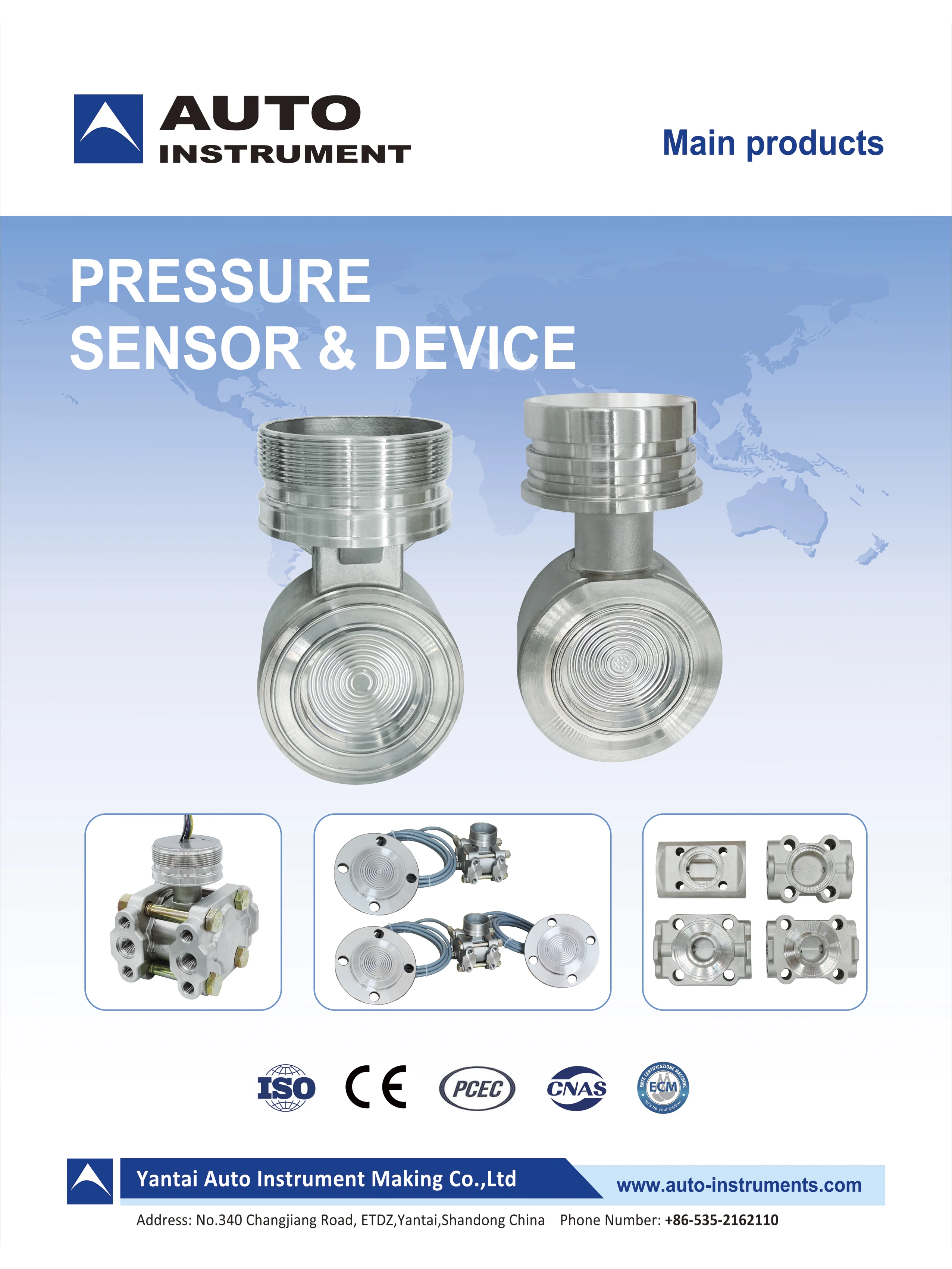 Capacitive 3051 Differential Pressure Sensor Dp Transmitter Metal Capacitance Pressure Sensor ...