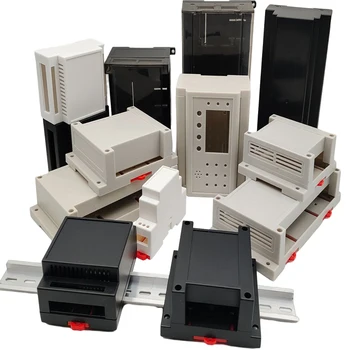 Hot Sale Din Rail Electronic Instrument Enclosures Plc Plastic Shell ...