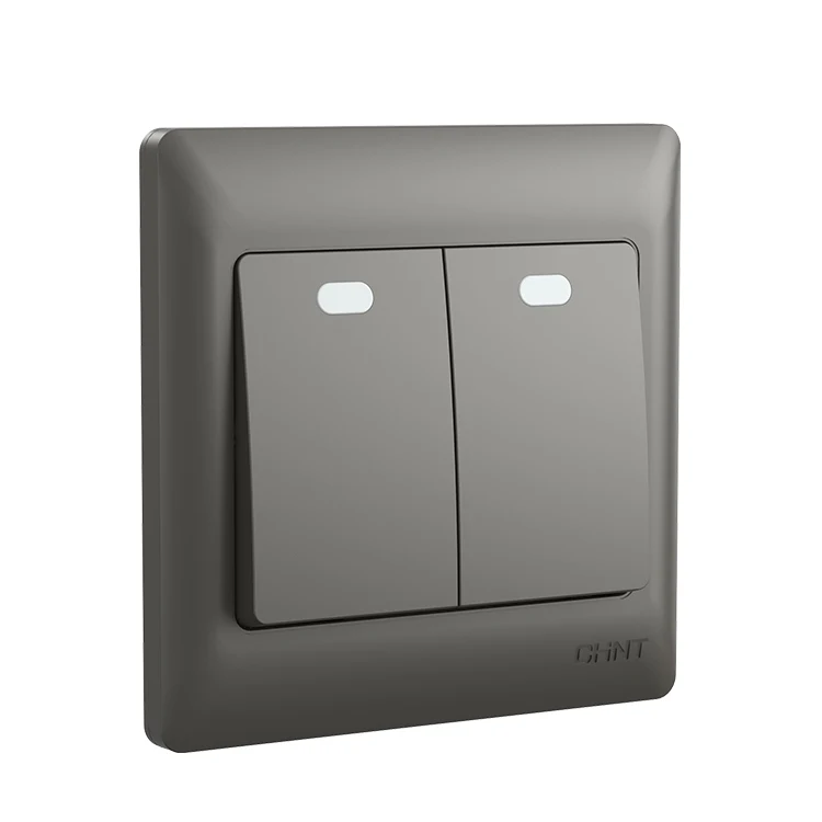 CHINT Luxury Modern Wall Switch Push Button Electric Lighting Wireless ...