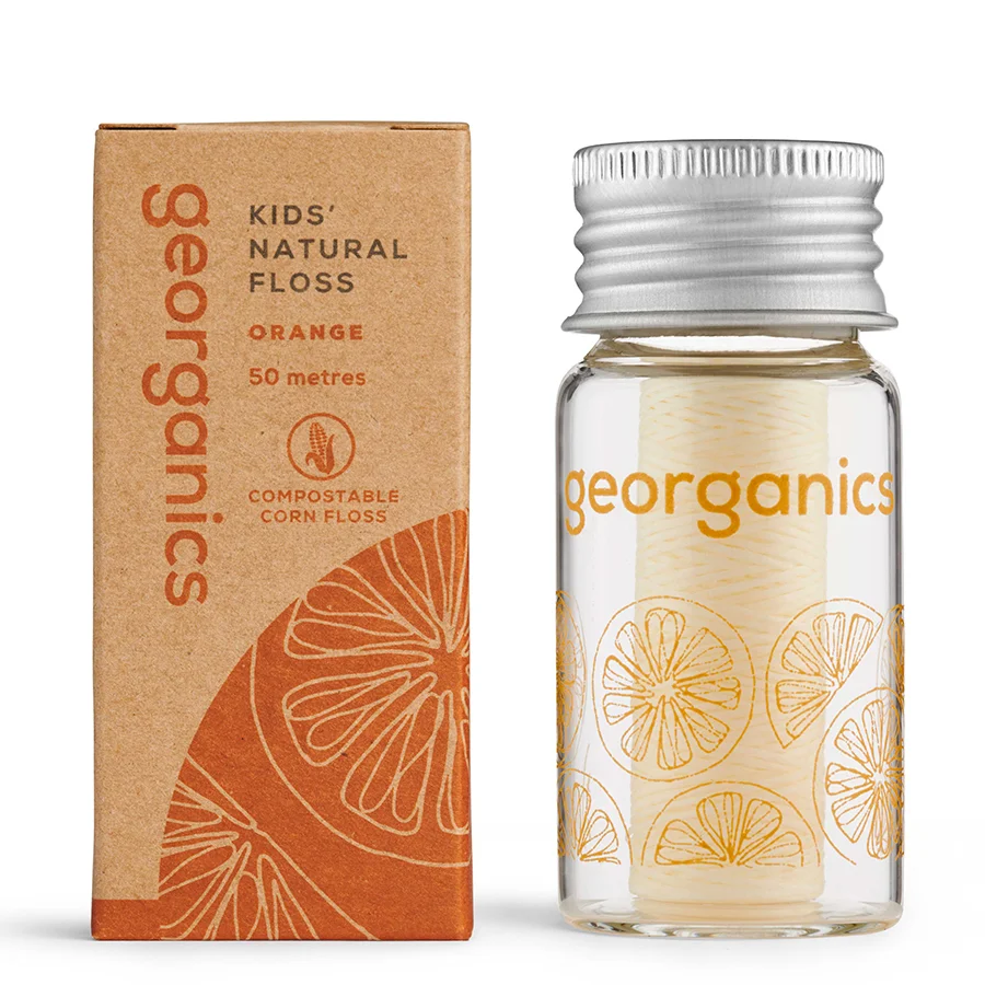 Natural Safe Floss Zero Waste Bamboo Charcoal Vegan Eco Friendly Dental ...