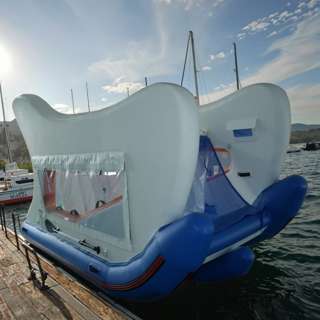 Portable Electric Jet Motor Inflatable Catamaran Boat for Parties ...