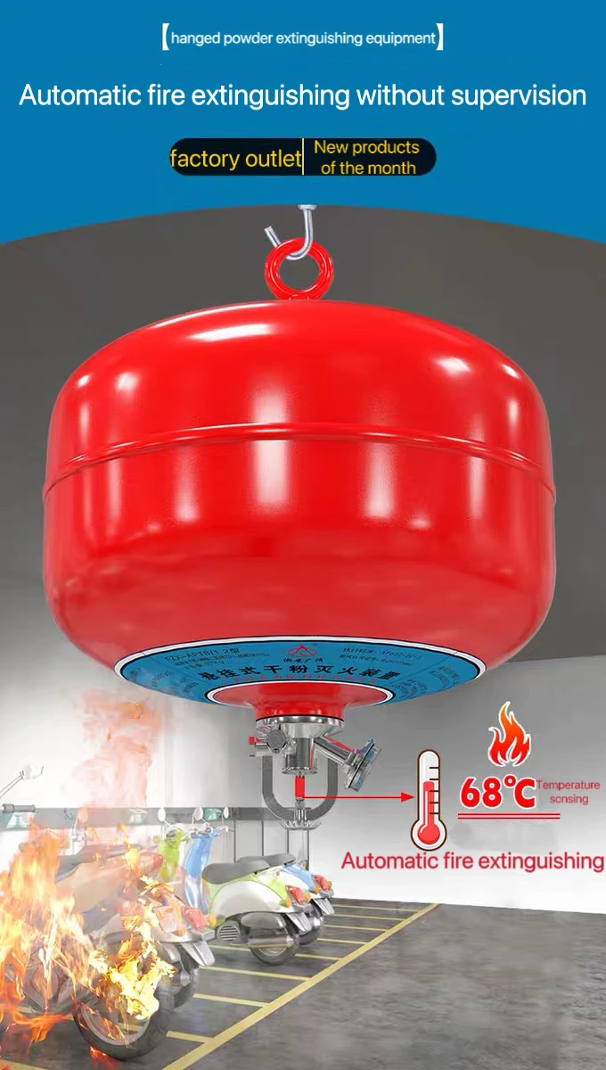Suspended Dry Powder Fire Extinguisher 4kg Fire Extinguishing Ball ...