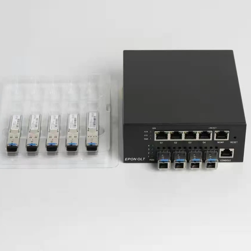 Gpon 4 Port Mini Olt Ha7302cst Gpon Epon Olt Mini Gpon 4 8 Limanlar Olt ...