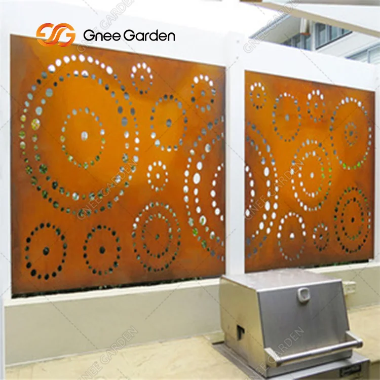 Outdoor Corten Steel Screen Corten Steel Rust Screen Corten Steel ...