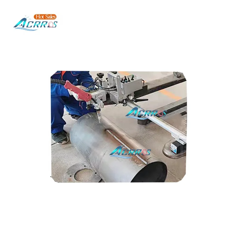 Straight Line Magnetic Rail Guide Tank Welding Track With Torch Weave ...
