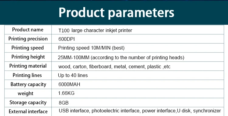 25 Languages 10cm Handheld Printer Portable Handheld Qr Code Barcode ...