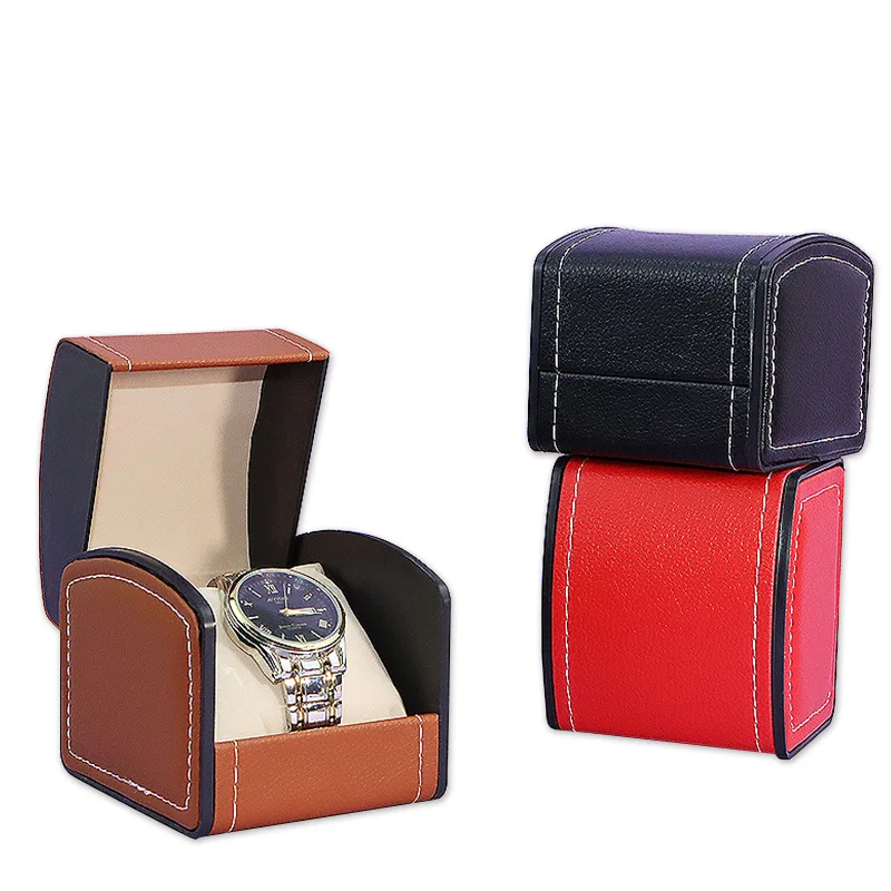 Red Black Box Luxury Gift Watch Box Custom Logo Printed Watch Boxes ...