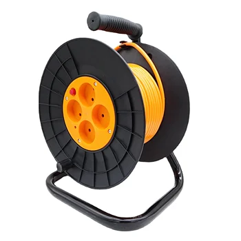 Oswell Cable Wire Electrical Reel With Switch European 2pin 25m Sizes ...