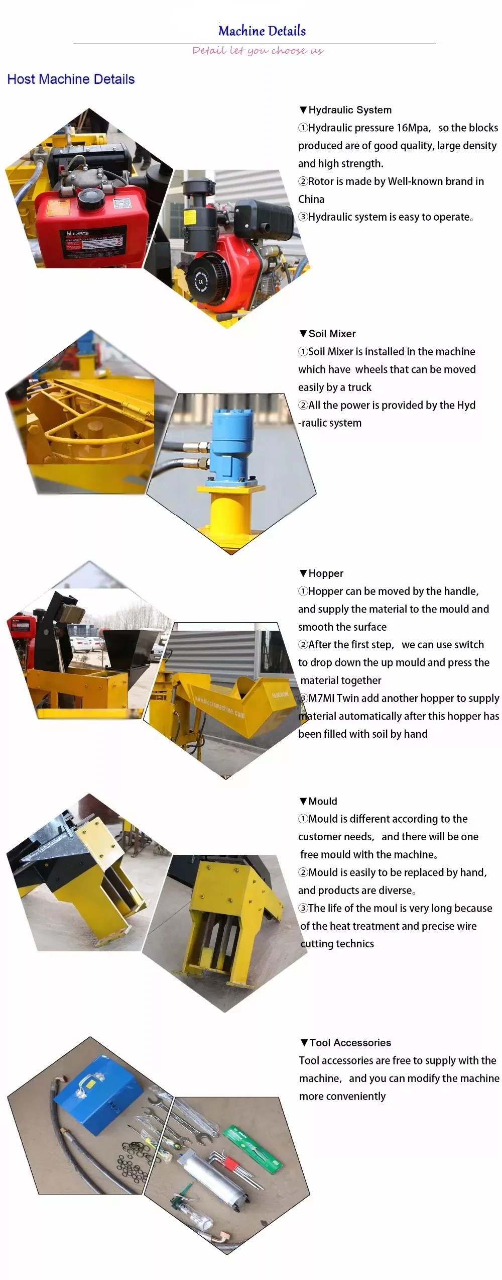 Soil Cement Interlocking Rammed Earth Machine Brick Making M7MI