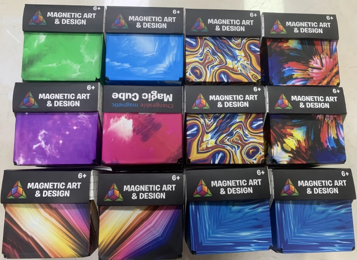 Magnets Cube Toy Hot Selling Brain Training Shape Shifting Box 3d ...