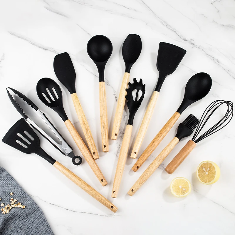 19pcs Heat Resistant Silicone Kitchen Accessories Set