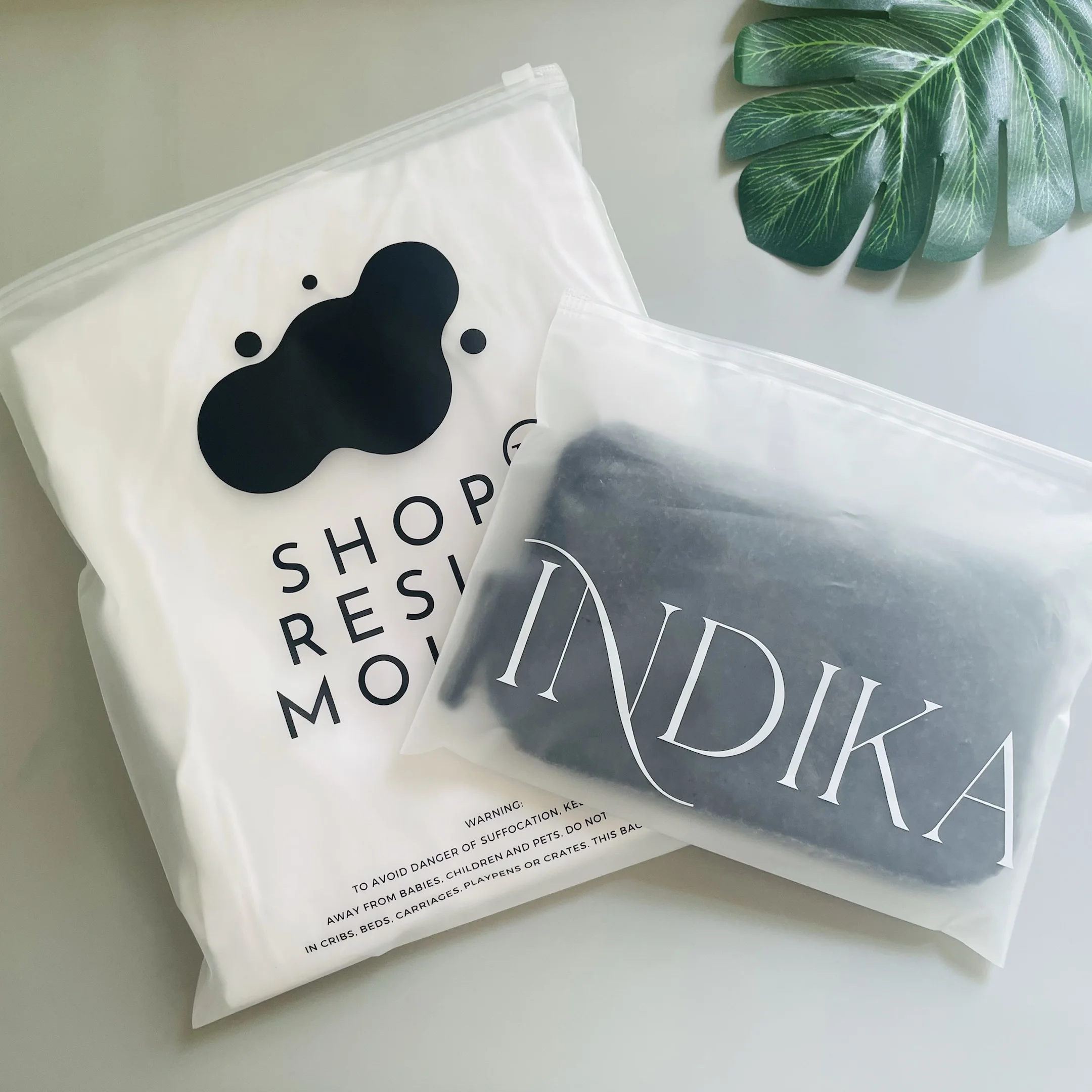 Custom Logo Biodegradable Plastic Bag - Recyclable Packaging