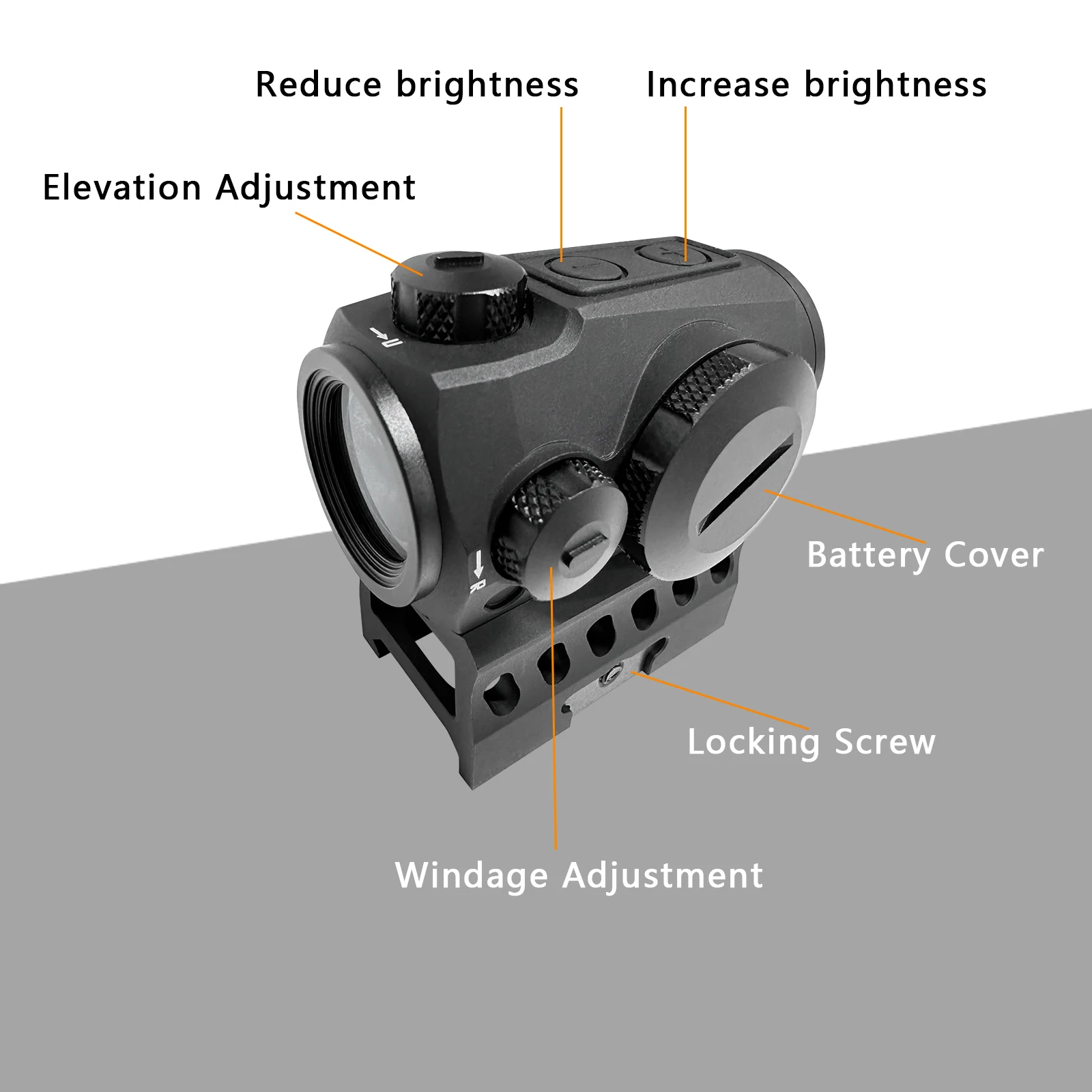 R5 Holographic Red Dot Sight Scope For Hunting - Buy Holographic Red ...