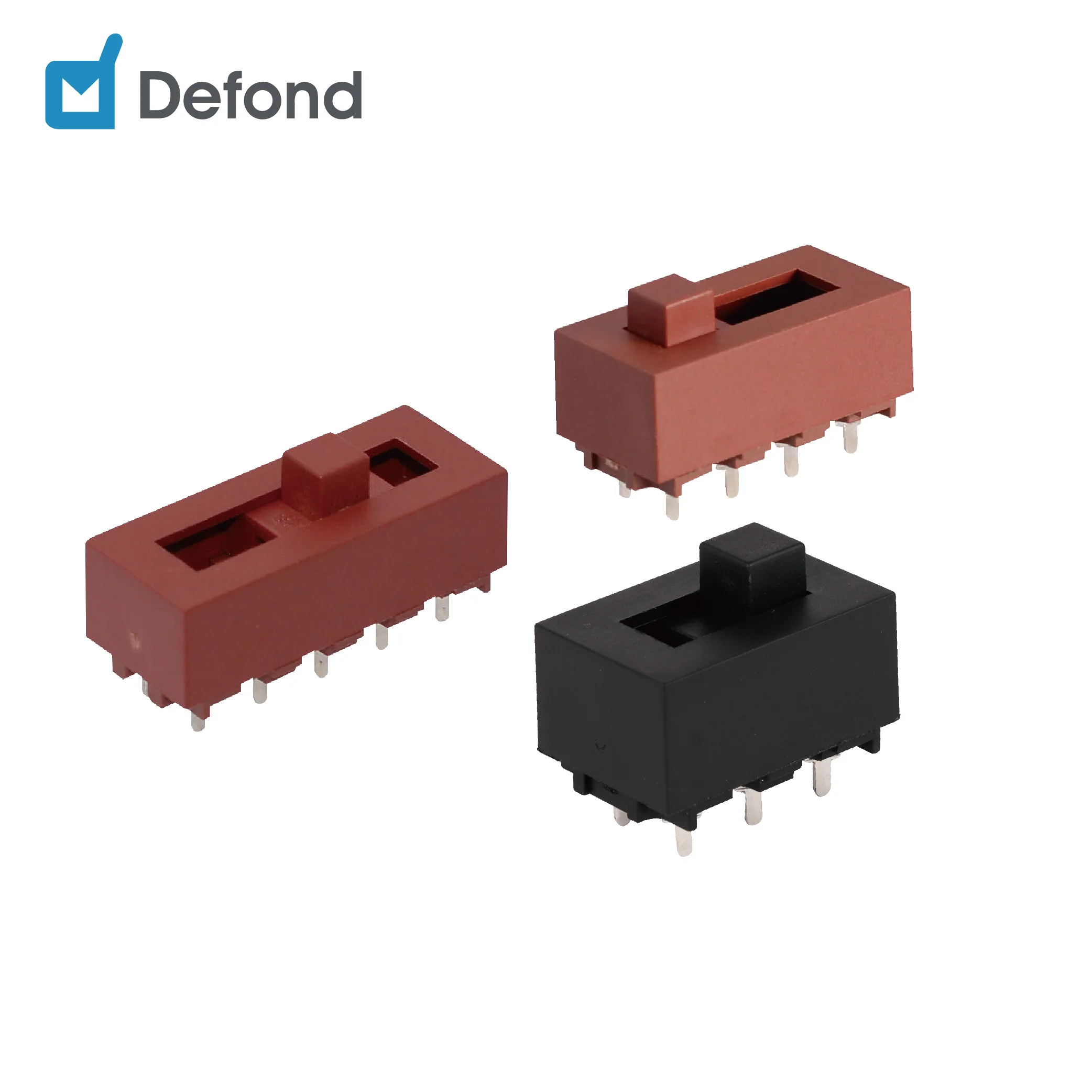 Multi-circuits Slide Switch Defond Ash Series 12 Position Slide Switch ...
