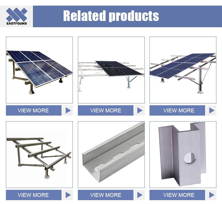Easy Installation Panel Holder Mounting Support Solar Panel Mounting ...