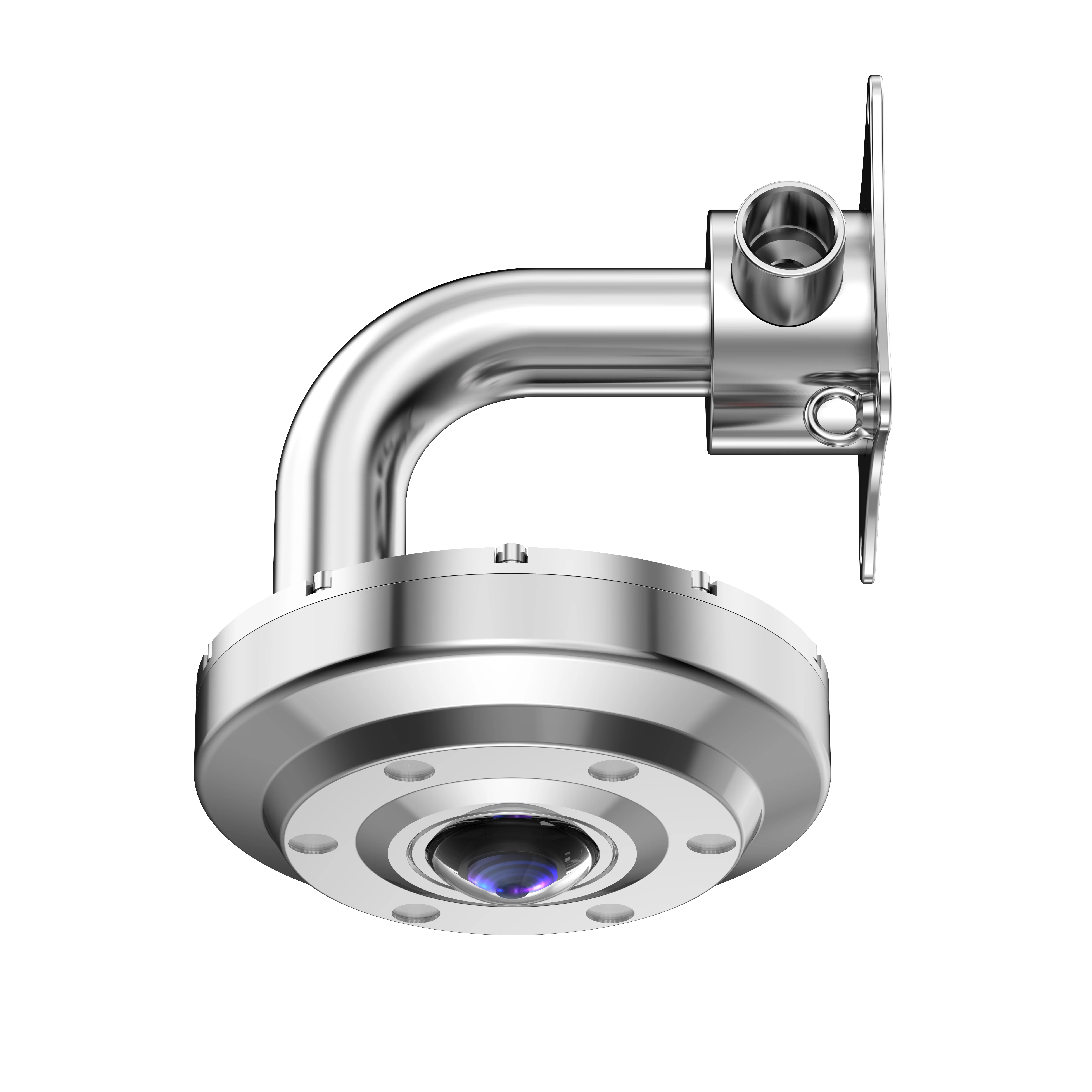 5mp Panoramic Explosion Proof Fisheye Fixed Dome Camera With Light ...