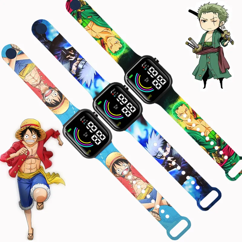 Wholesale Kids Cartoon Watch Led Electronic Watch Primary School Sports ...