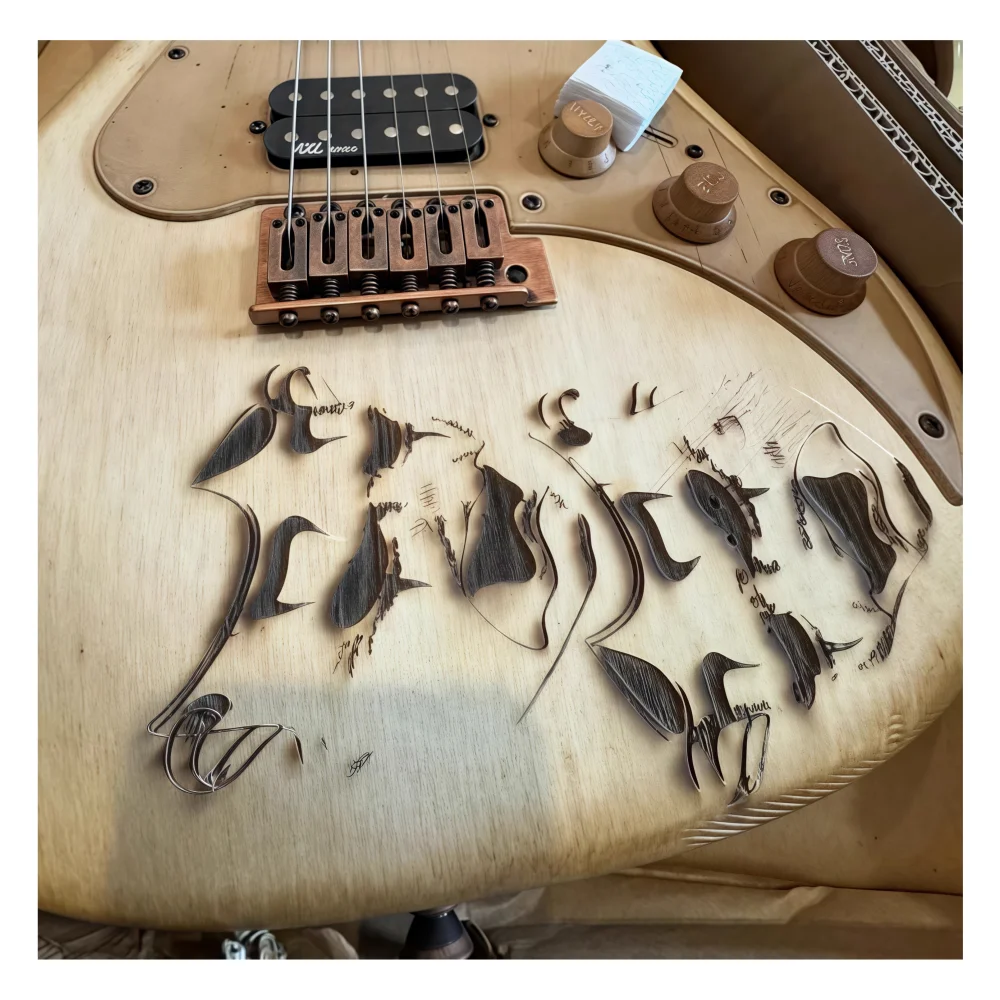 Jelo 39-Inch Maple Neck Indian Rosewood Fretboard Mahogany Body ...