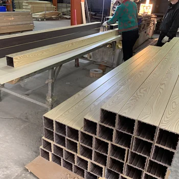 Moistureproof New Style Composite Wpc Timber Tube For Wall Partition ...