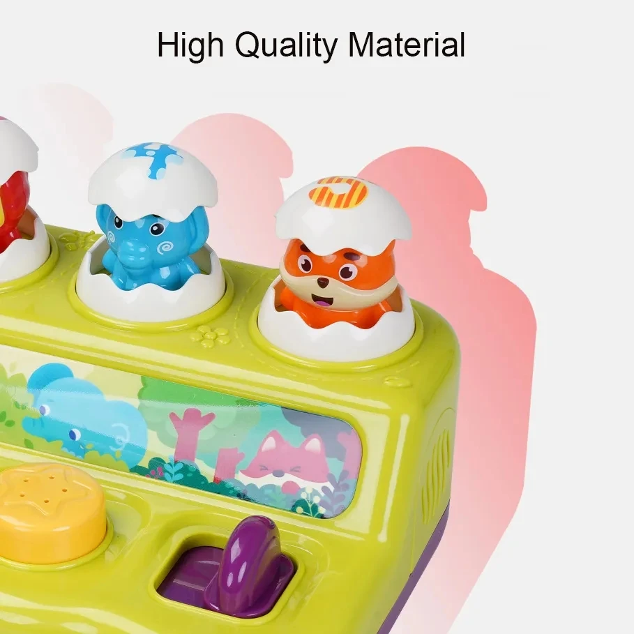 Early Education Toy Electric Whack A Mole Game Animal Figures Baby Toys ...