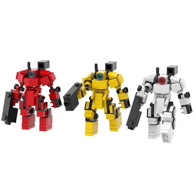 Moc Ideas Mini Mech Robots Mecha Model Moc Set Building Blocks Kits ...