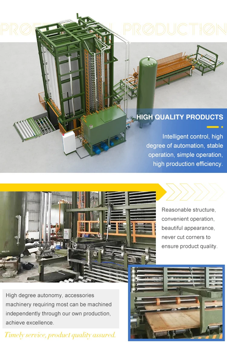 4x8 Foot 800t 30 Layer Hot Press Machine/wood Press Machine/hot Press ...