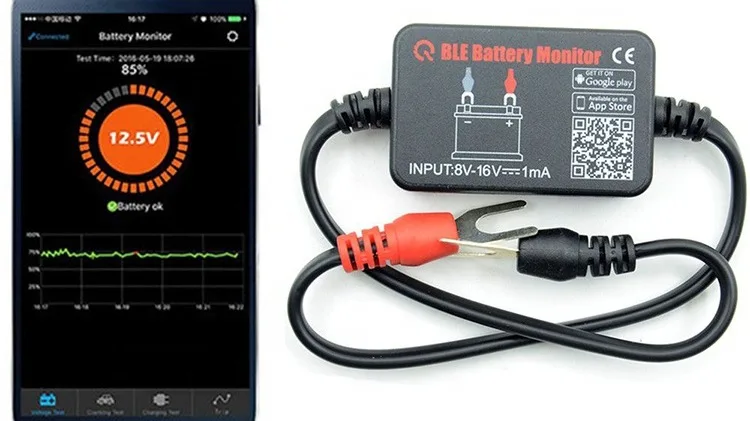 Quicklynks 12v Car Battery Monitor Diagnostic Tools Bluetooth 4.0 Car ...