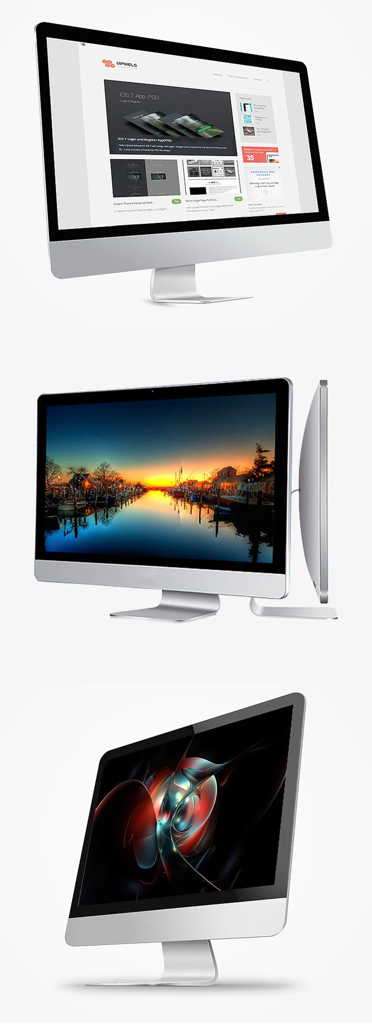 All-in-one Pc 19/22/24/27" Cheap Complete Set 1920*1080 Desktop ...