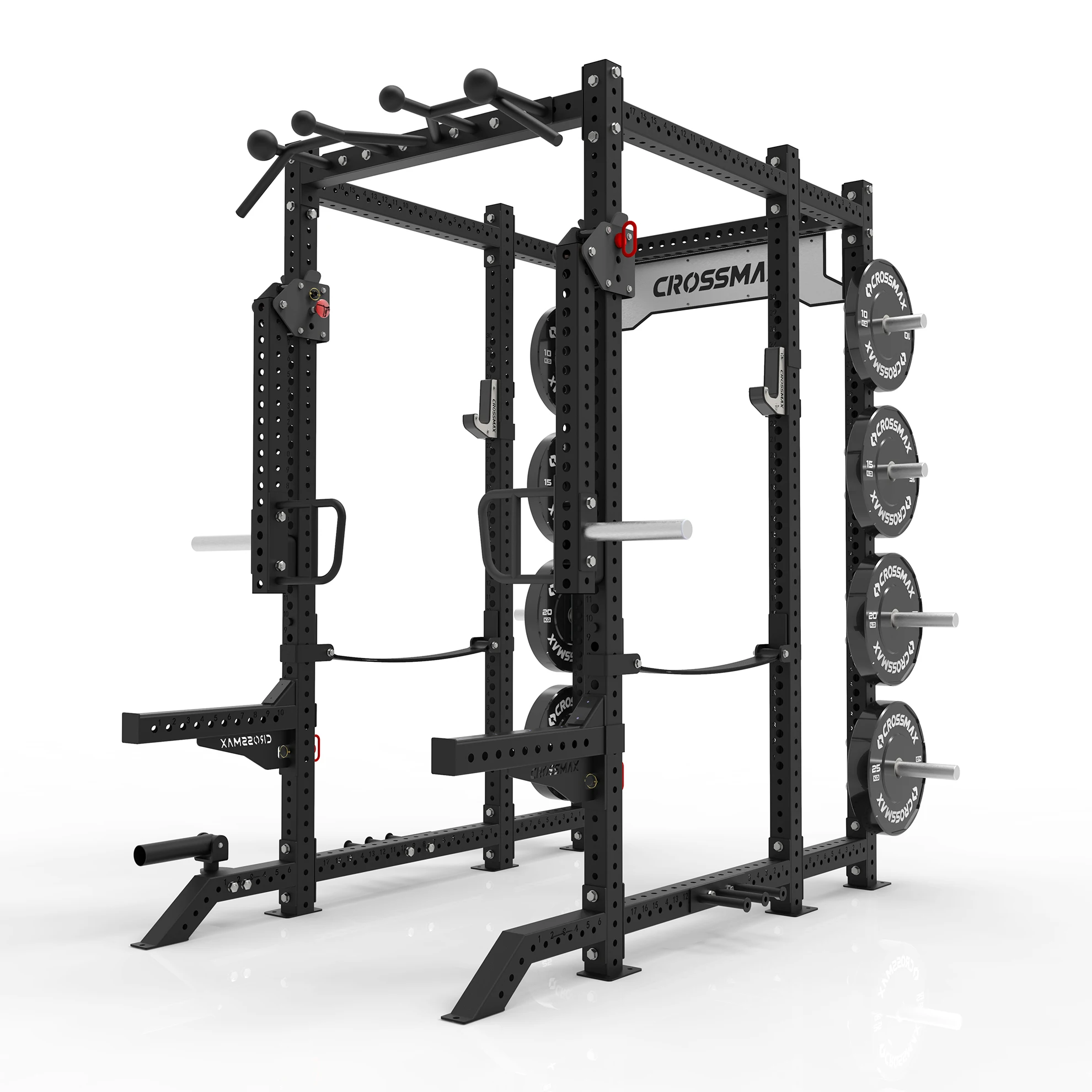 Crossamx Home Commercial Use Gym Fitness Power Rack Cage Squat Rack ...