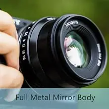 7artisans 35mm F1.2 II APS-C Manual Focus Camera Prime Portrait Lens for Sony E-Mount A7 A7II ...