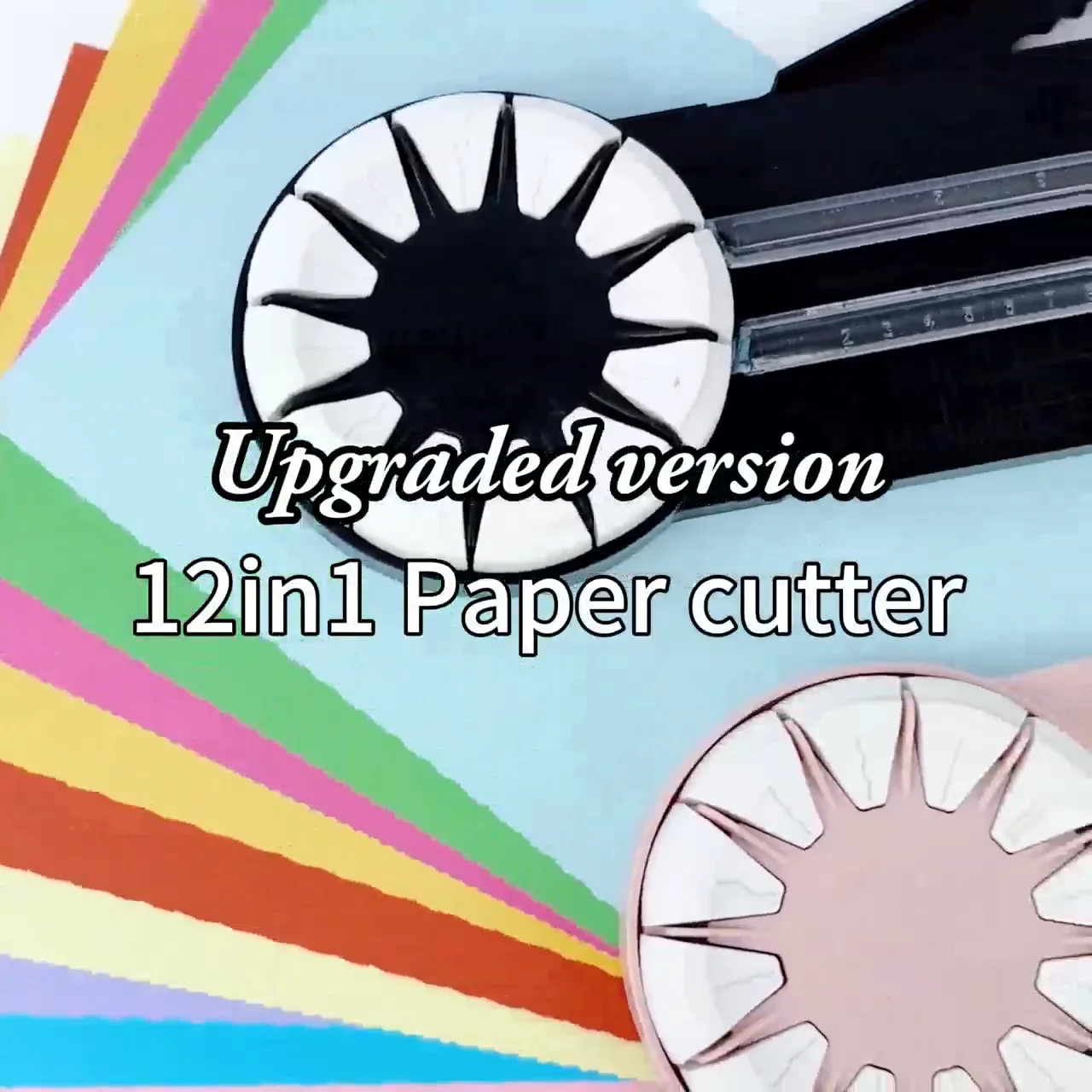 Zequan Multifunctional 12 In 1 Paper Cutter A4 Sliding Lace Dotted Line ...