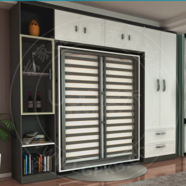 Rotating Wall Bed with Mounting Table - Smart & Stylish