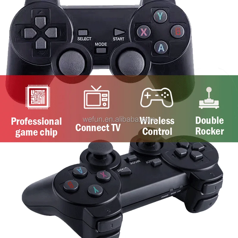 M8 Games Kids Retro Tv Console 4k Game Stick Lite Wireless Double ...