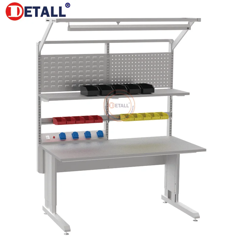 Adjustable Esd Workbench Work Table For Electrician With Functional Esd ...