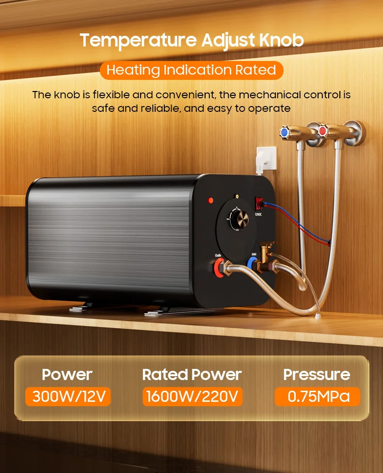 New Arrival 10L/15L/20L/30L 12V 220V Small Water Boiler Hot Tank ...