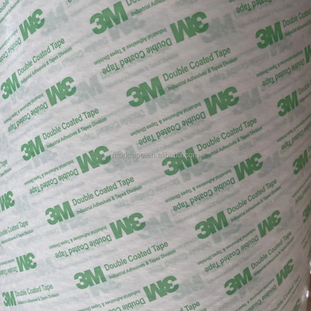 3M 55256 Double Coated Polyester Tape High Tack Acrylic Pressure Sensitive Adhesive Heat ...
