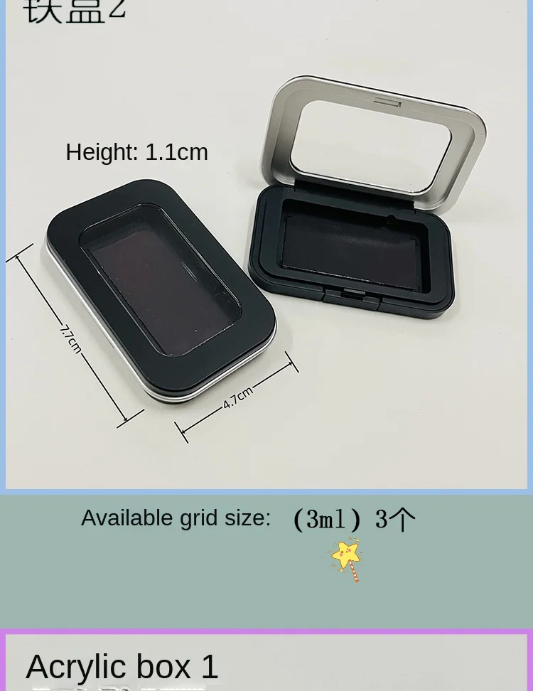 Watercolor Pigment Box,Empty Box,Bamboo Wood Walnut Wood Box,Color ...