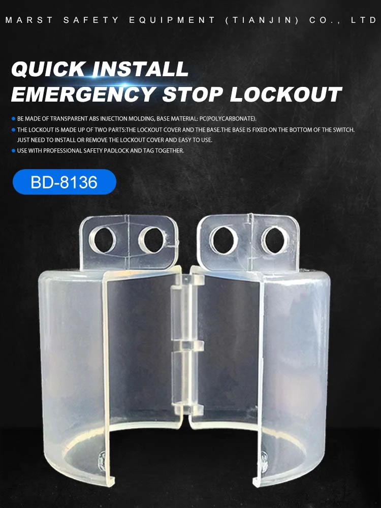 Electrical Emergency Stop Lockout Security Lockout Button Cover Quick ...