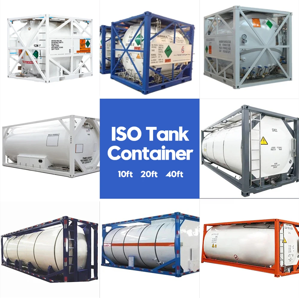 재고 선박 10 일 20ft Iso 액체 헬륨 LH2/LNG/LN2/LO2/LAR 공장 판매를 위한 극저온 탱크 컨테이너 ...