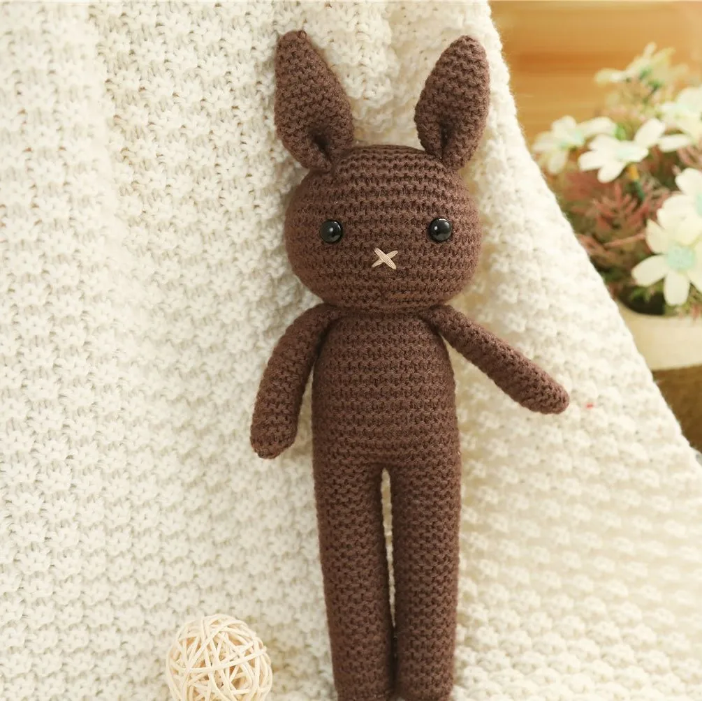 Stuffed Animals & Plushies Toys Handmade Crochet Wool Rabbit Toy ...
