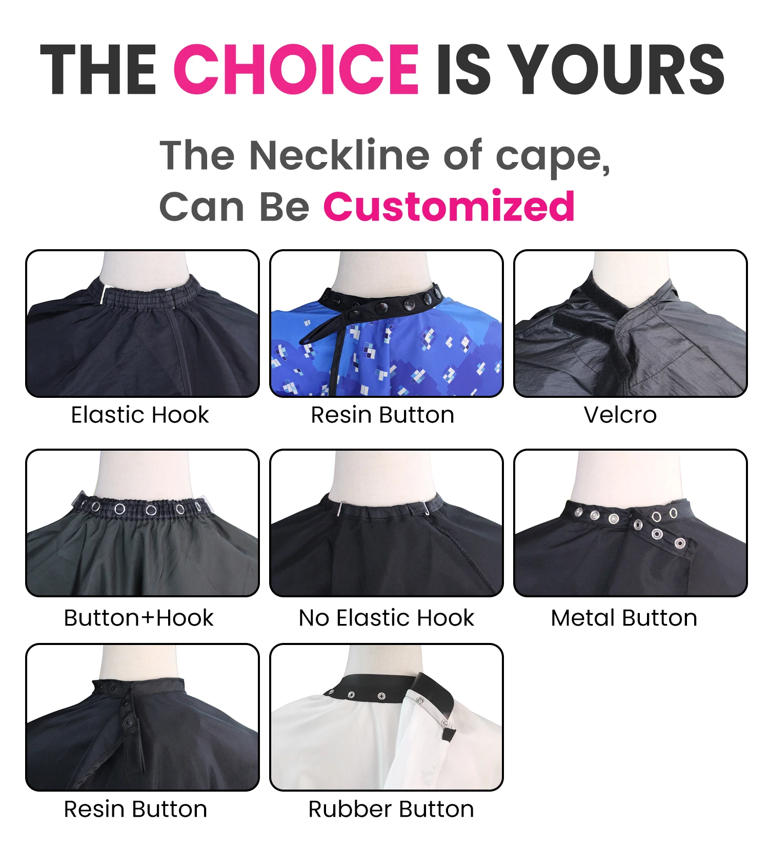 Customized Design Cape De Coiffeur Barbershop Capes Custom Logo ...