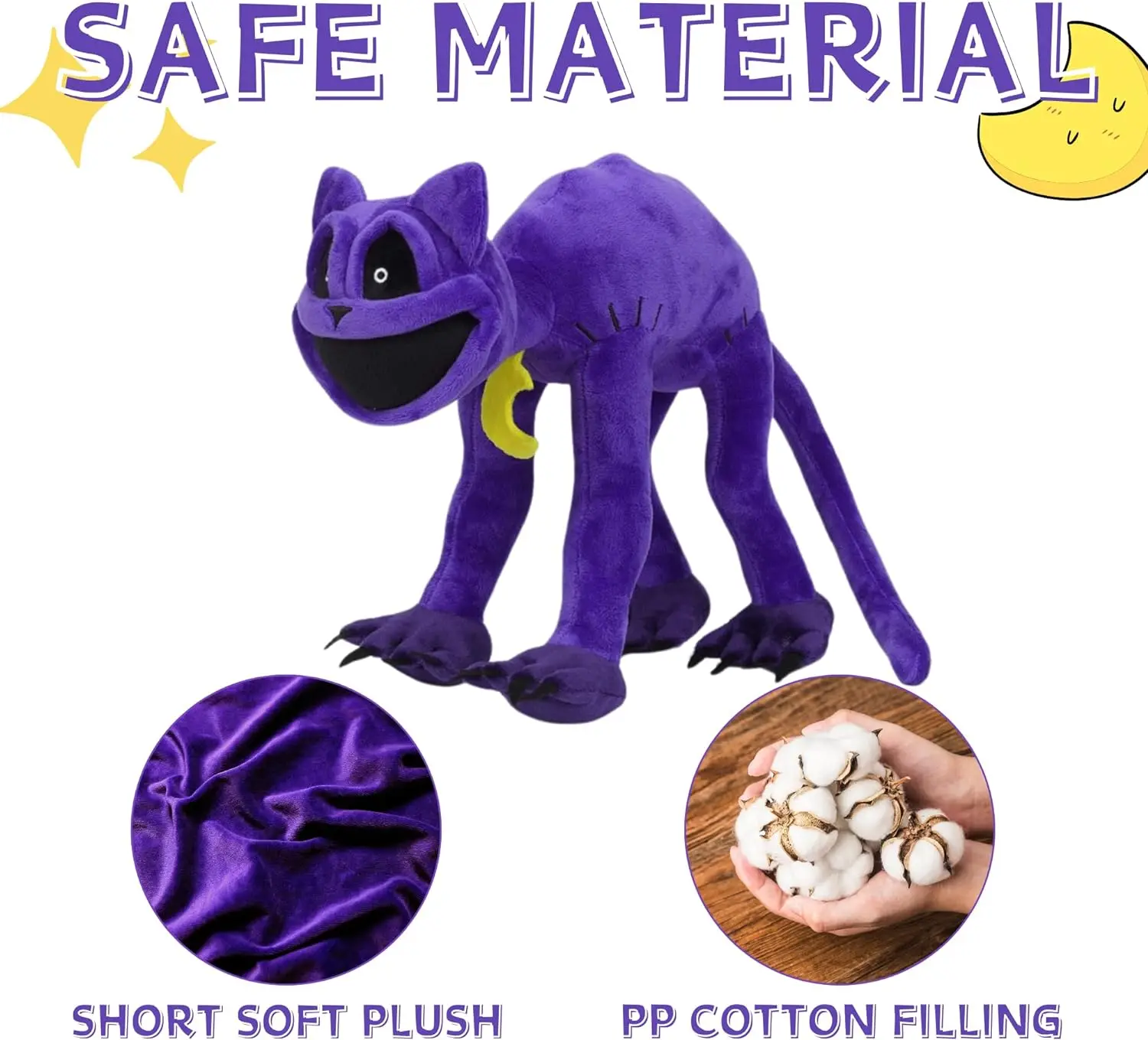 Smiling Critters Plush Toy New Monster Catnap Plush Smiling Critters ...