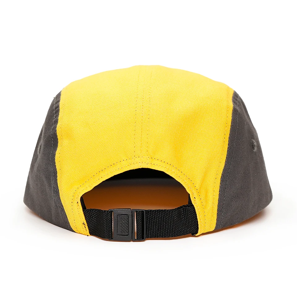 Custom Colorful Unstructured Cotton Woven Patch logo 5 Panel Camp ...