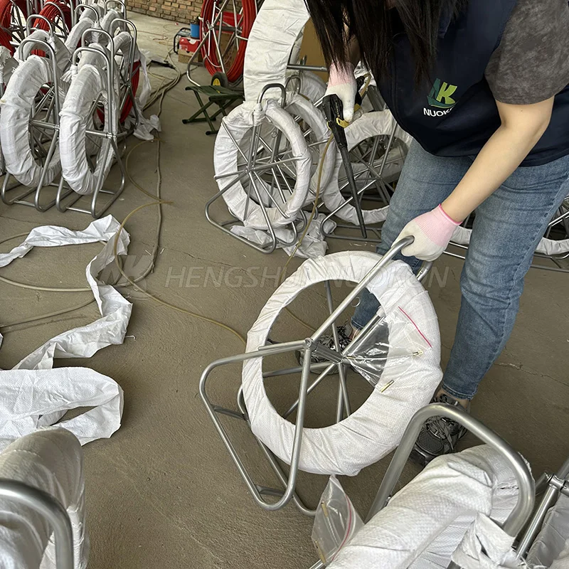 Traceable Underground Conduit Cable Push Pull Rod, Fiberglass FRP GRP ...