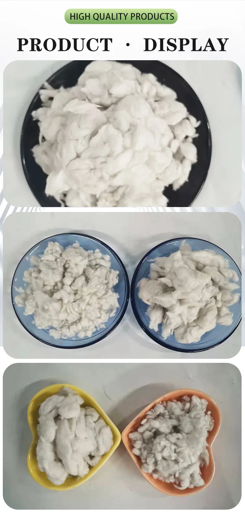 Tianhuibao Granular Inorganic Fiber Spray Cotton for Thermal Insulation