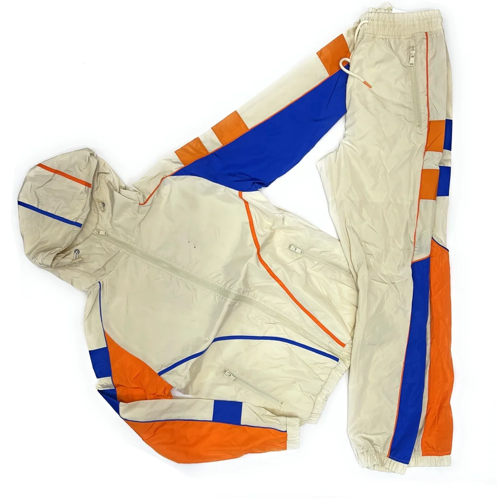 Custom Logo Wholesale Blank Track Suit Nylon Training Jogging Suits ...