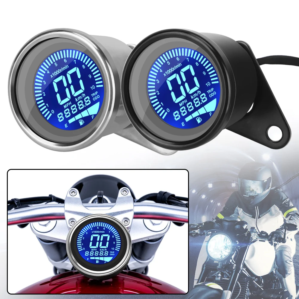 Universal Digital Speedometer Motorcycle - Reliable LCD Display