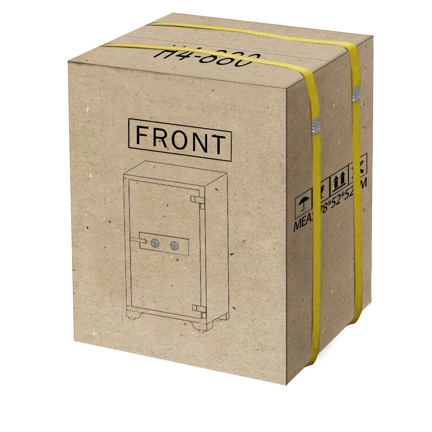 Jimbo Steel Metal Security Home Fire Resistant Safe Office Deposit ...