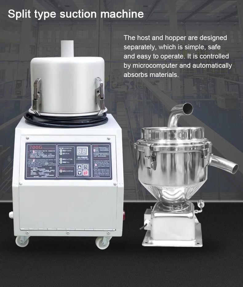 High Power Suction Machine Dust Vacuum Injection Molding Automatic ...