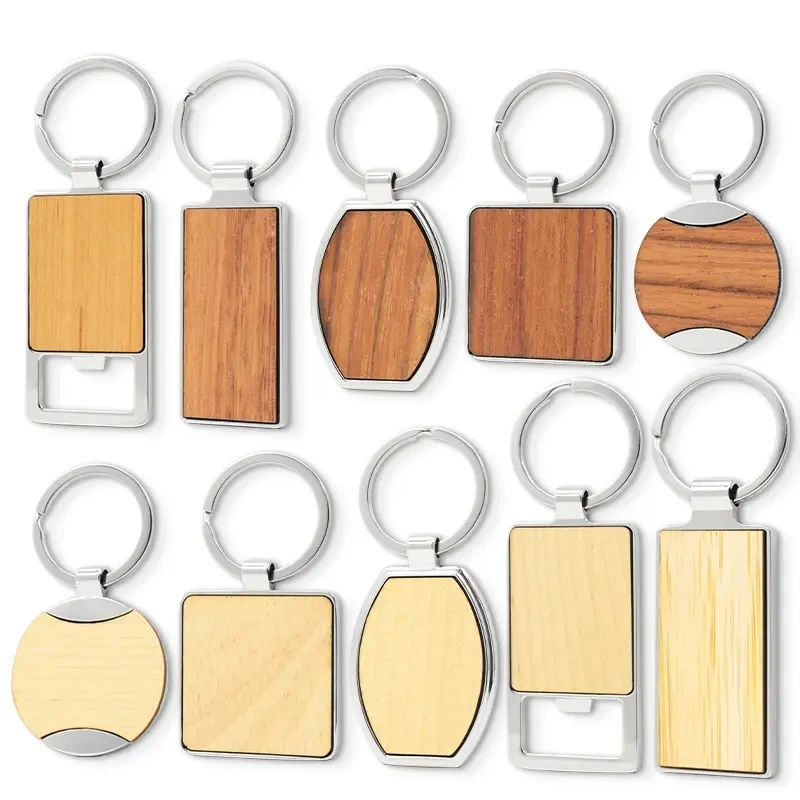 High Quality Blank Sublimation Rectangle Keyring Key Chain Custom Metal ...